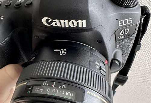Зеркальный фотоаппарат canon EOS 6D Mark ii