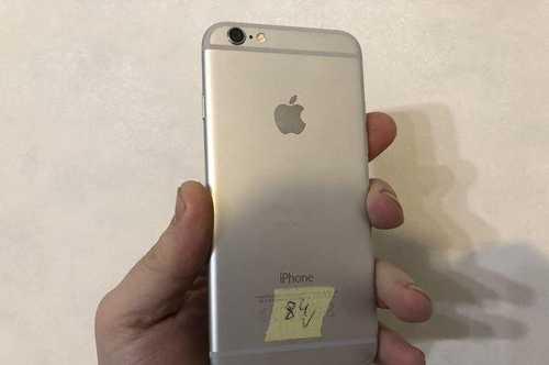iPhone 6 64gb silver + бронь-стекло