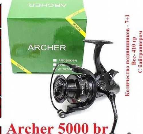 Катушка Kaida Archer 5000 с байтраннером