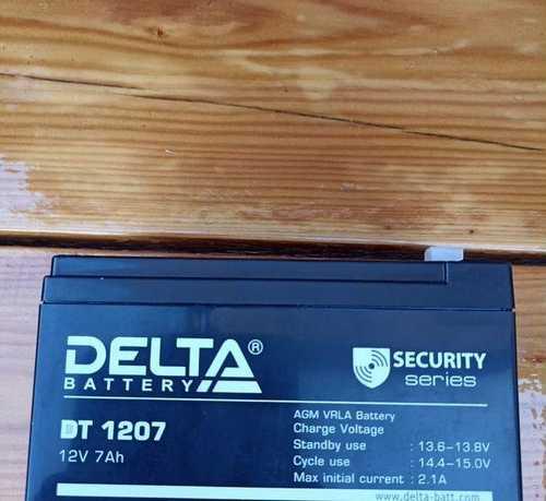 Аккумулятор для бесперебойника delta DT1207