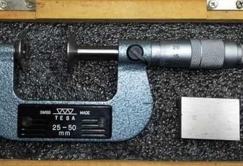 Микрометр Зубомерный мз-50 25-50мм (0,01) tesa