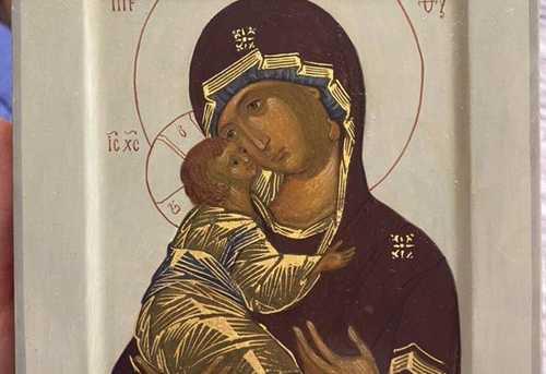 Икона рукописная Богородица Владимирская