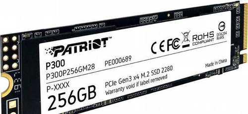 Накопитель SSD 256Gb Patriot P300 (p300p256gm28)
