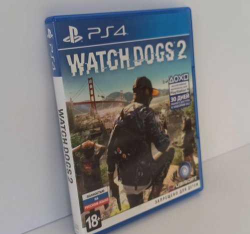 Watch Dogs 2 диск для PS4