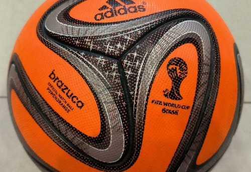 Мяч футбольный adidas brazuca powerorange