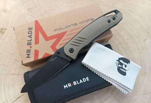 Нож Mr.Blade HIT D2 BSW G10 tan подпись