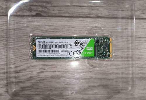 120 гб SSD M.2 накопитель WD Green