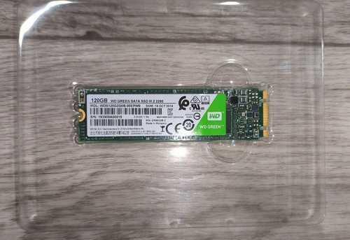 120 гб SSD M.2 накопитель WD Green