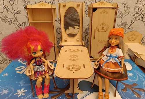 Мебель для кукол до 30 см, 2 набора по цене 1