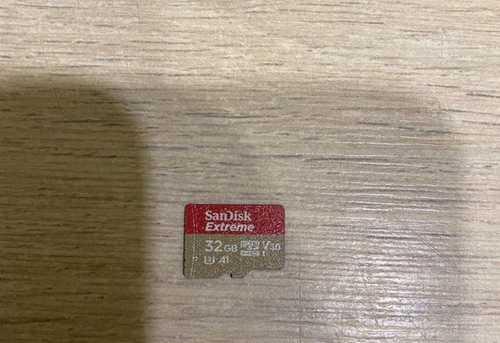 Карта памяти MicroSD SanDisk 32gb