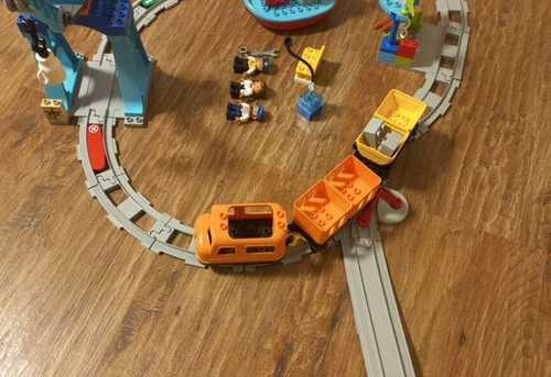 Lego duplo грузовой поезд 10875