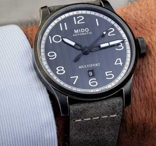 Новые часы Mido Multifort Navy Color Швейцарские