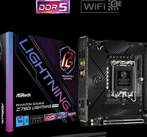 Материнская плата asrock z790i lightning wifi