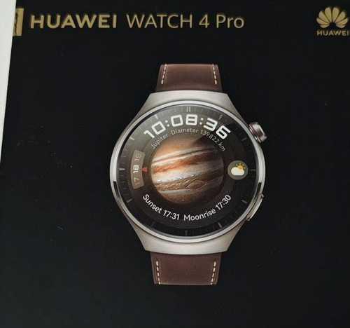 Умные часы Huawei Watch 4 Pro, Dark Brown