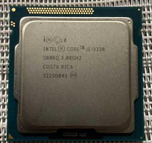 Процессор intel core i5 3330