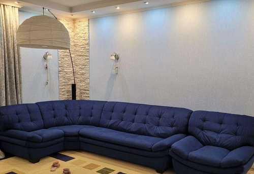 Комплект Альфонс Угловой диван и кресло