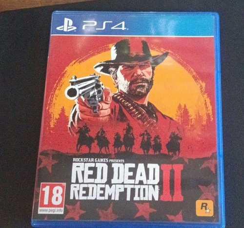 Red Dead redemption 2 ps4 диск