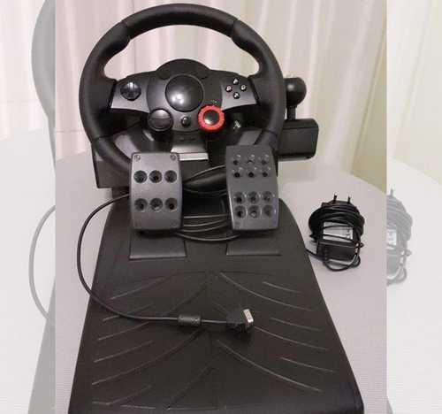 Игровой руль logitech driving force gt