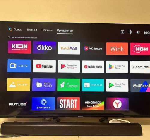 Телевизоры xiaomi со SMART tv 50 дюймов