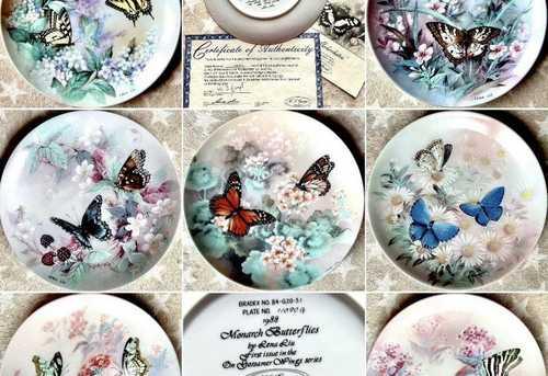 Прекрасные бабочки Лена Лю тарелки коллекционные
