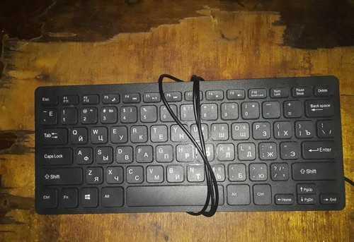 Проводная мини клавиатура Olmio CK-05, черная