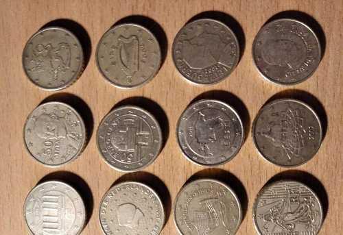 Монеты иностранных государств по номиналам