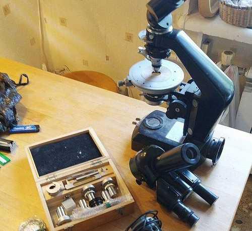 Поляризационный микроскоп мин-8