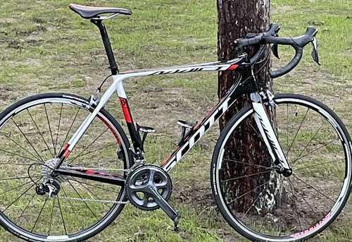 Шоссейный велосипед карбон Scott addict 20 разм L