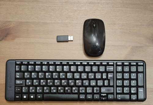 Logitech k220 беспроводная клавиатура + мышь