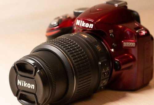 Зеркальный фотоаппарат nikon d3200 kit 18-55