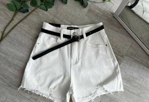 Шорты джинса белые