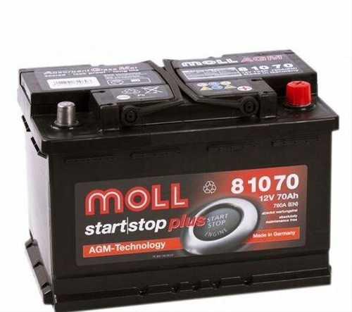 Аккумулятор Moll AGM 70 Ач