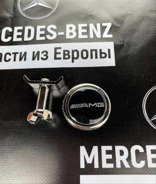 Эмблема на капот для Mersedes-Benz AMG черная 45 м