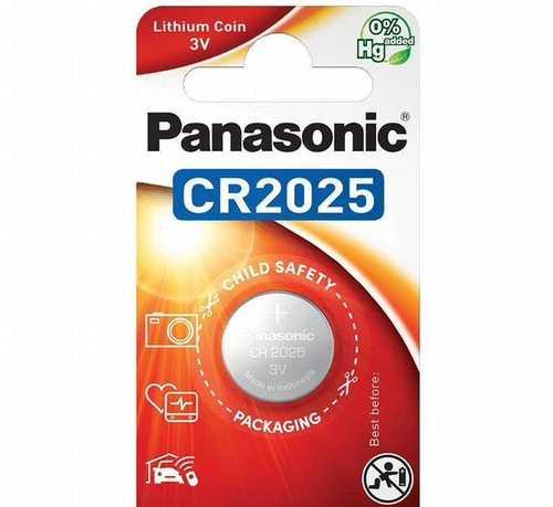 Литиевые дисковые батарейки Panasonic CR-2025EL/1B