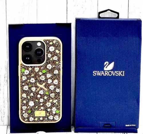 Чехол на iPhone 15 Pro Swarovski
