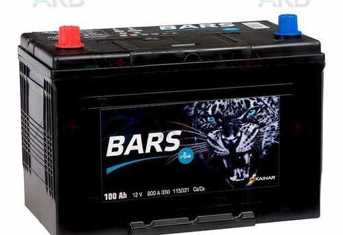 Аккумулятор автомобильный bars Asia 6ст-100 апз п