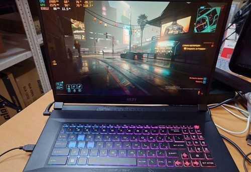 Ноутбук MSI gf76 katana 17 b12 New 2023 rtx 4070