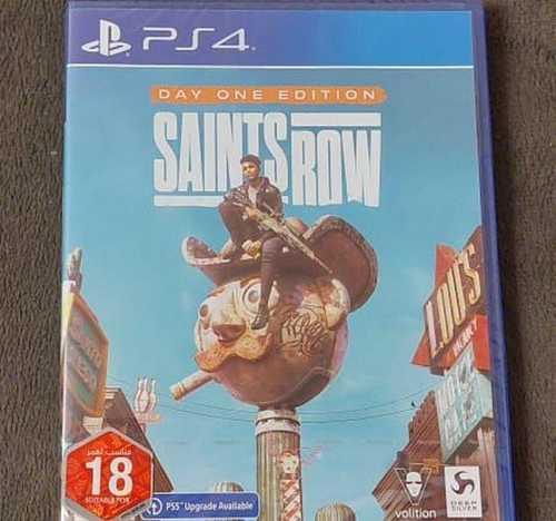 Saints Row Day one edition Русс суб Новая Игра Ps4