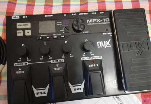 Гитарный процессор NUX mfx-10