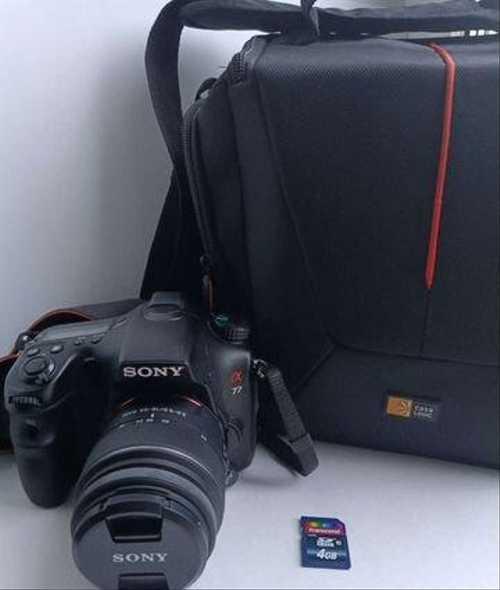 Sony A77 kit 18-55mm пробег 12536 в идеале