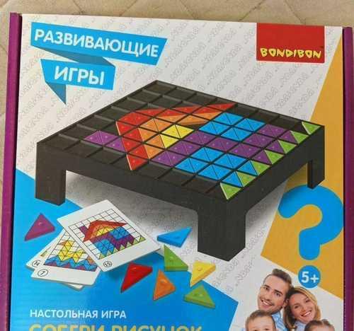 Настольная игра "Собери рисунок"bondibon,катамино