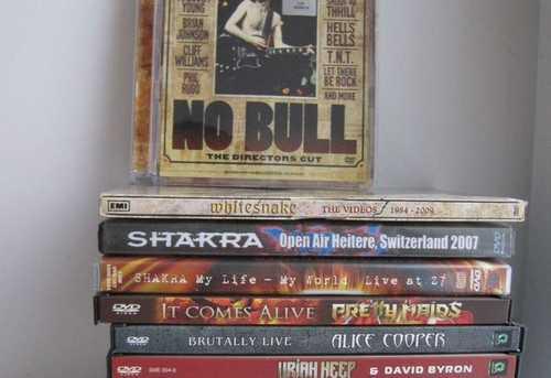 Музыкальные DVD AC/DC, alice cooper, whitesnake