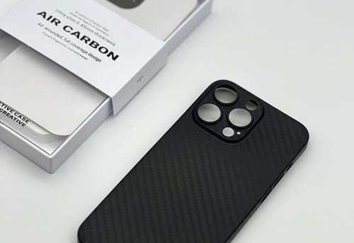 Чехол air carbon iPhone 15 pro/15 pro max/kzdoo