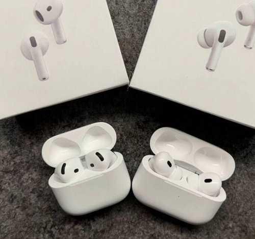 Неотличимые AirPods 4/Pro 2  чехол