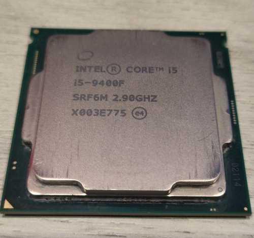 Процессор intel core i5 9400f