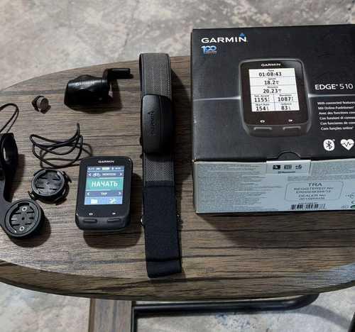 Велокомпьютер garmin edge 510 с датчиками