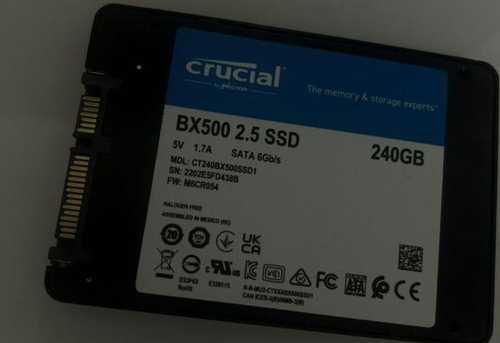 Ssd SATA crucial BX500 240GB