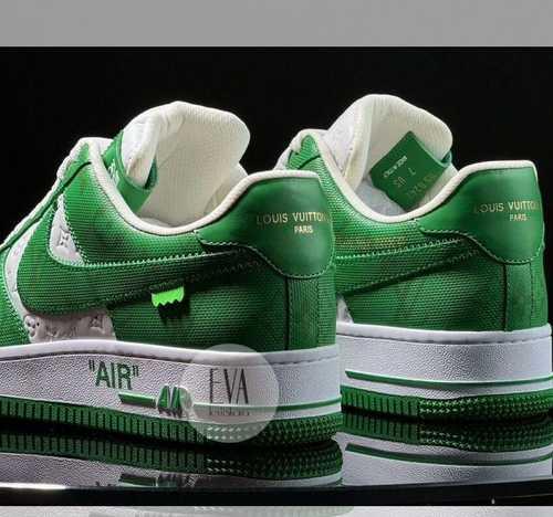 Кроссовки Nike Air Force 1 Low Louis Vuitton Green