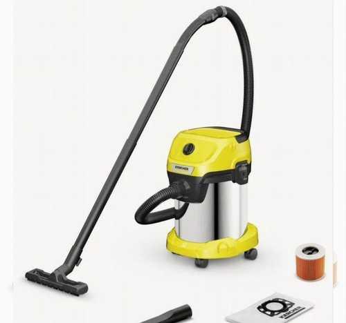 Хозяйственный пылесос karcher WD 3 S, 1000 Вт