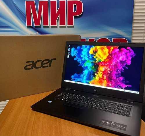 Ноутбук Acer 17"/ как новый / IPS / упаковка